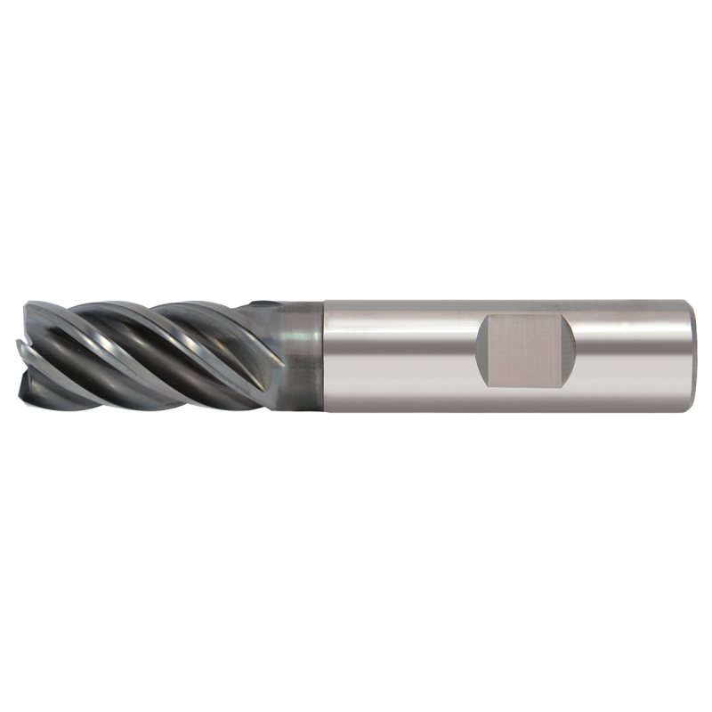 Somta Solid Carbide 5 Flute VariCut End Mills Flatted Shank Coated