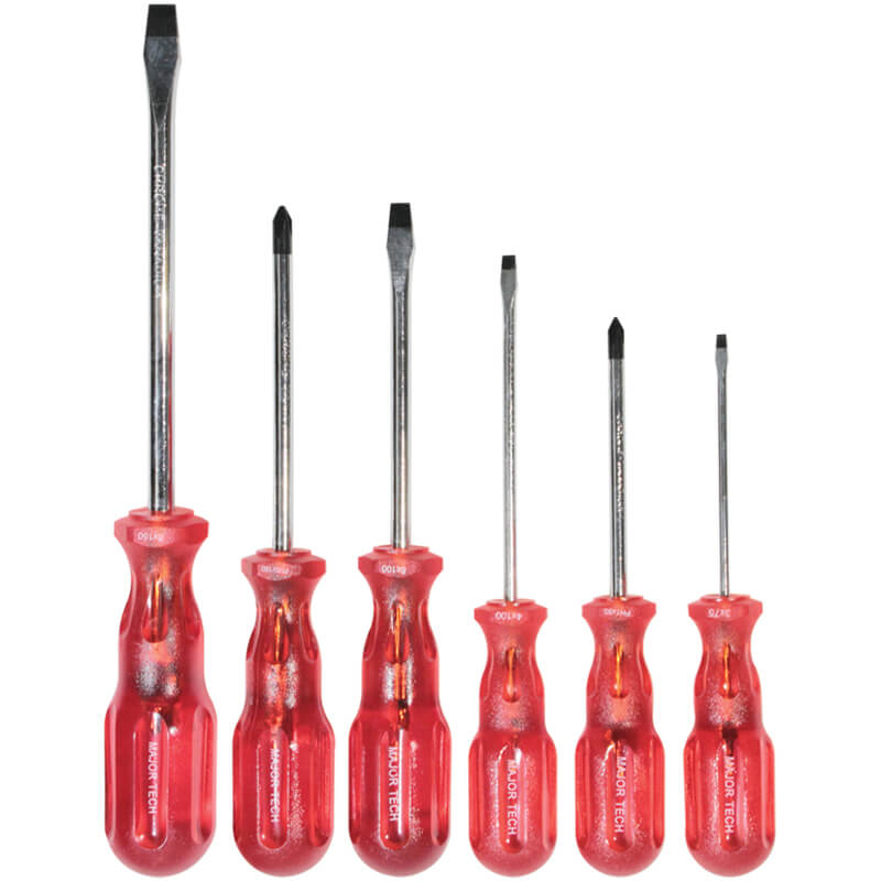 Major Tech 6Pce Engineers Screwdriver Set - KTE0206