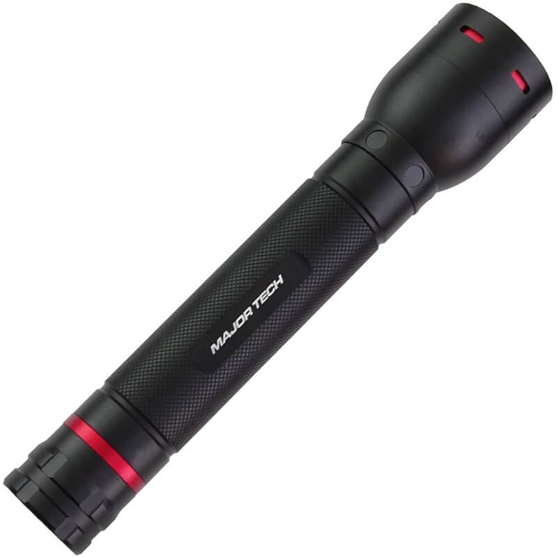 Major Tech MFL240D Zoomable Aluminium Torch, 500 Lumens