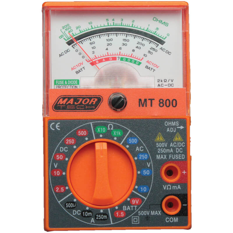 Major Tech MT800 2000 OPV Pocket Analogue Multimeter