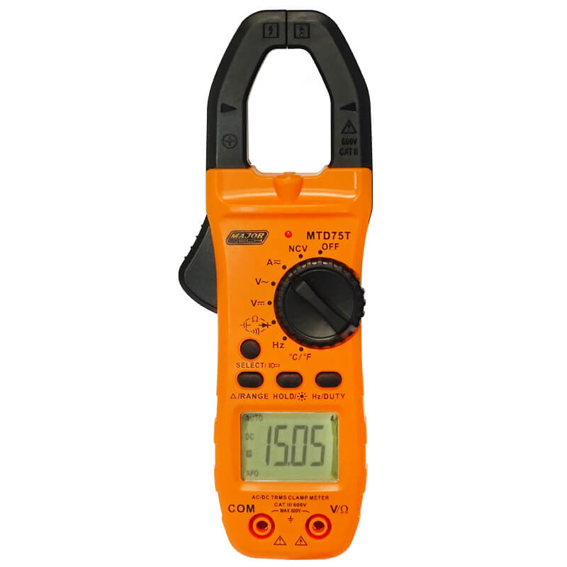 Major Tech MTD75T 600A AC/DC TRMS Clamp Meter