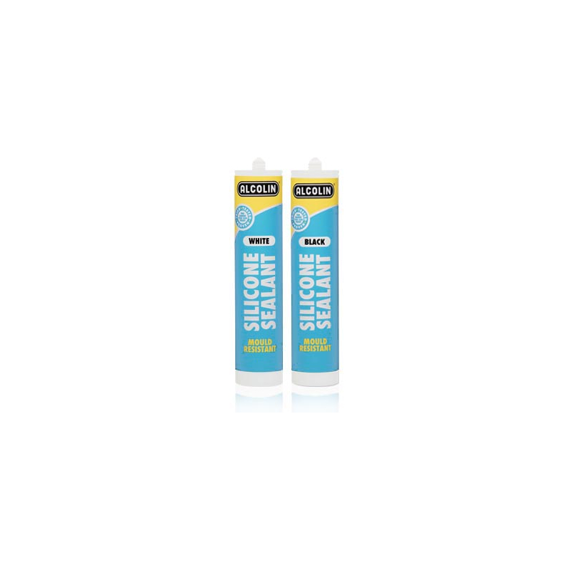 SILICONE SEALANT BLACK 300ml 056-52 ALCOLIN K91 #12