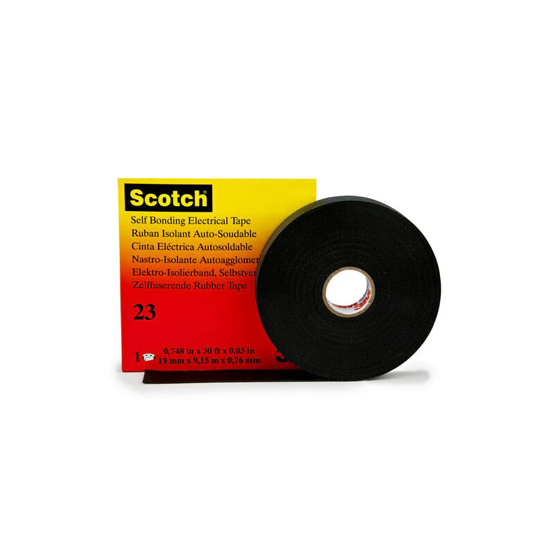 Scotch® Rubber Splicing Tape 23 - 19mm x 9,15m x 0,76mm